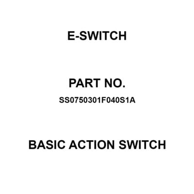 E-Switch SS0750301F040V1A Limit Switch