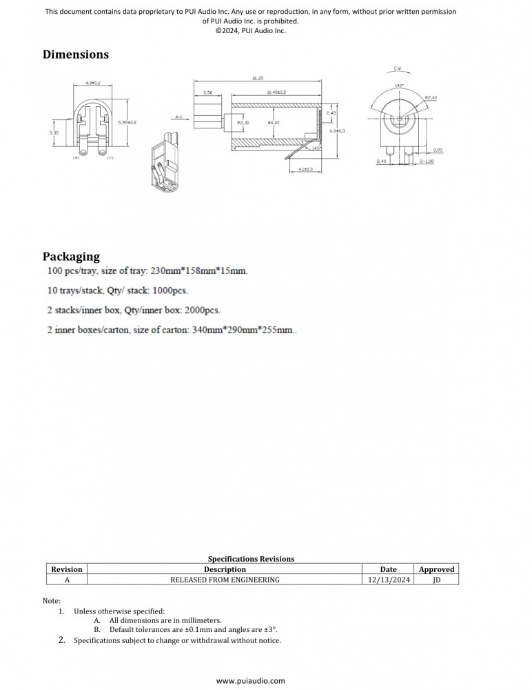 HD-EMB1606-SC datasheet page 3