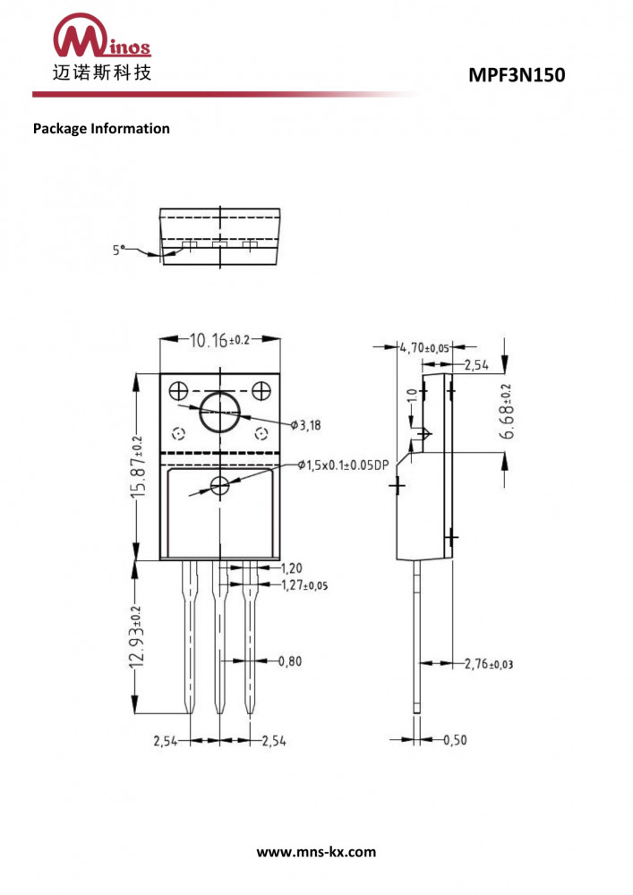 MPF3N150 datasheet page 5