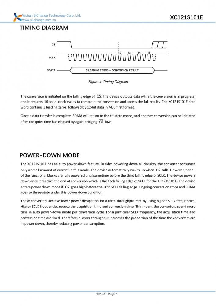XC121S101E datasheet page 4