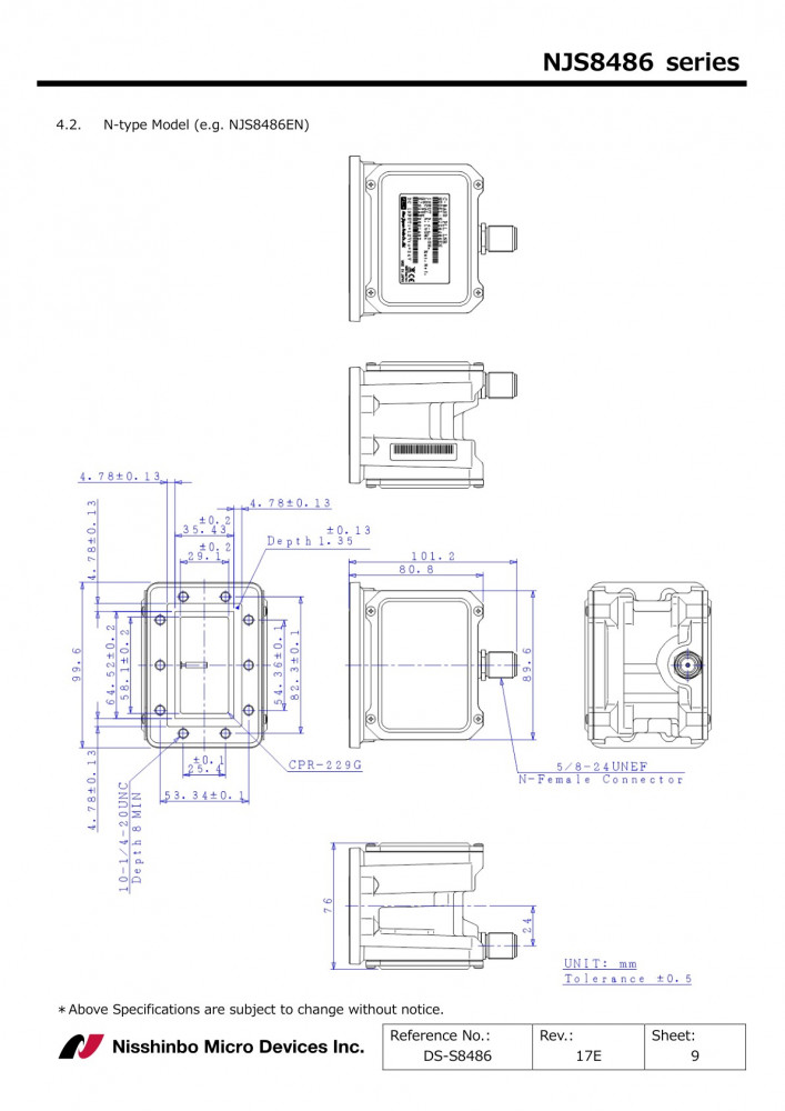 NJS8487E datasheet page 9