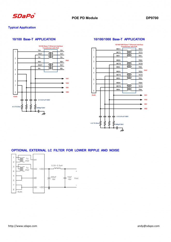 DP9700 datasheet page 3