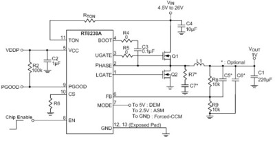 RT8800A - General Purpose 3-Phase PWM Controller for High-Density Power Supply