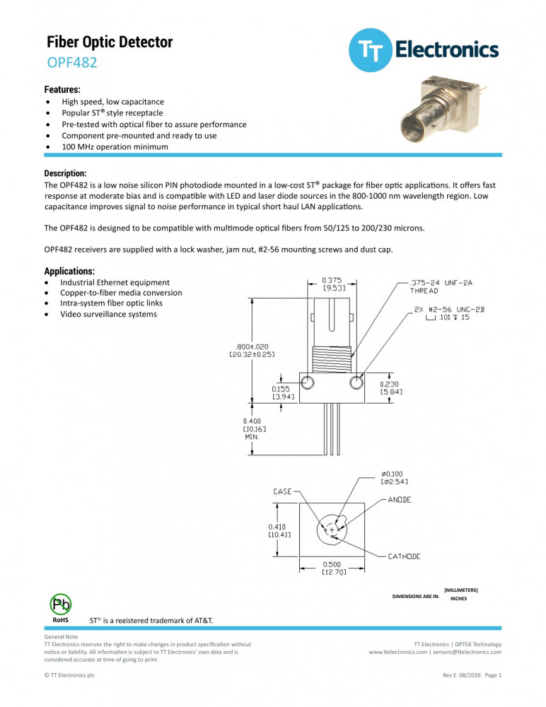 OPF482 technical document page 1