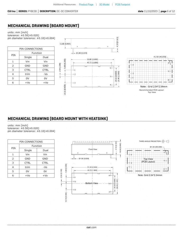 PYBE30-Q48-D5H datasheet page 6