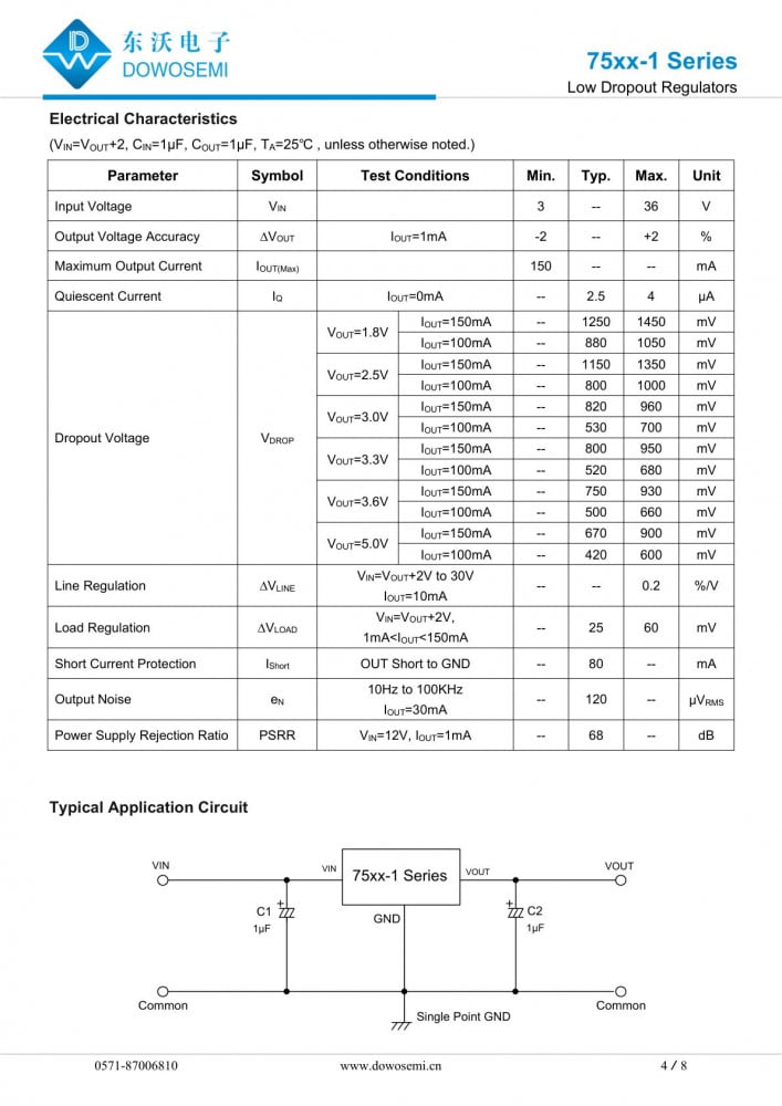 DOWO 7533-1 datasheet page 4