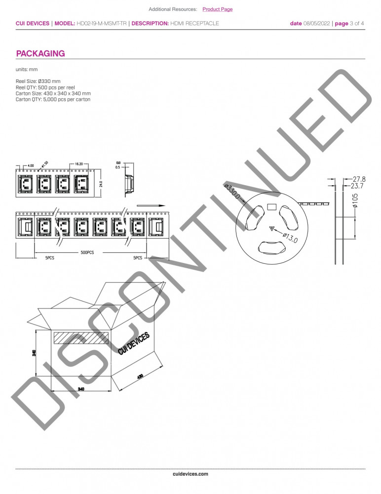 HD02-19-M-MSMT-TR datasheet page 3