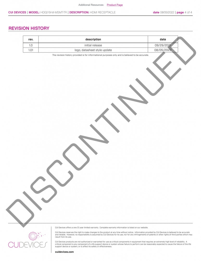 HD02-19-M-MSMT-TR datasheet page 4