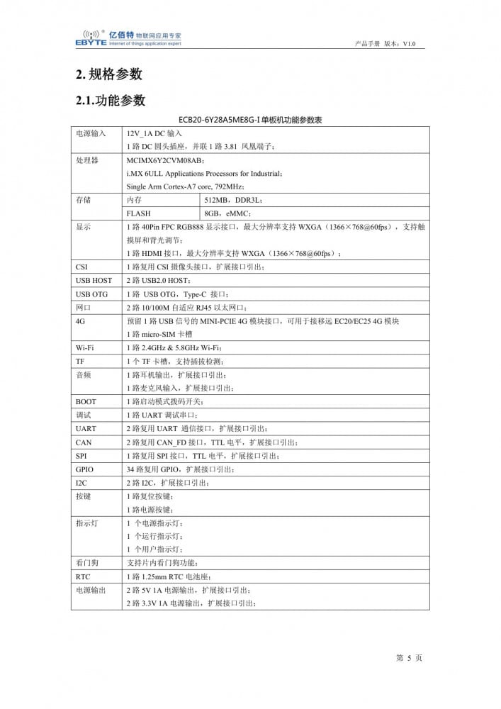 ECB20-6Y28A5ME8G-I datasheet page 7