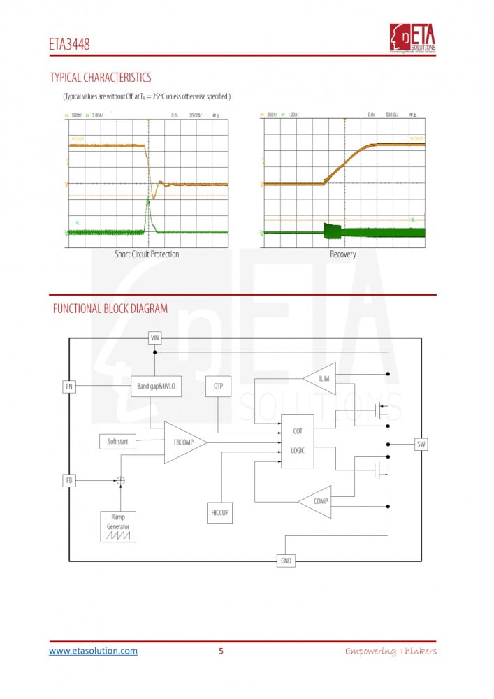 ETA3448S2F datasheet page 5