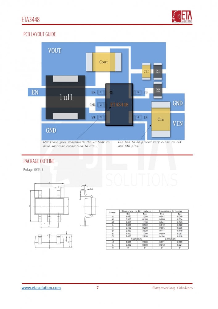 ETA3448S2F datasheet page 7