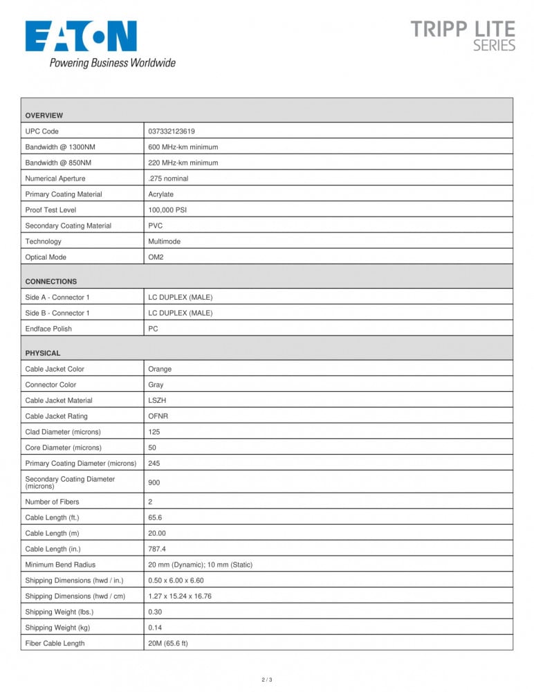 N520-20M technical document page 2