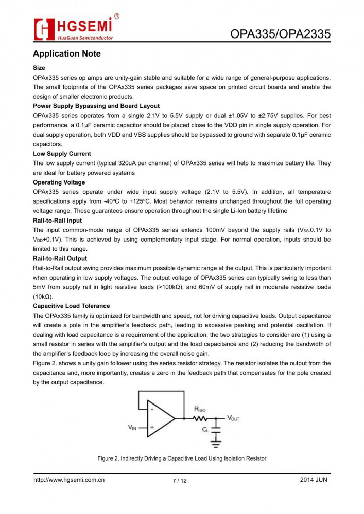 OPA335M/TR datasheet page 7