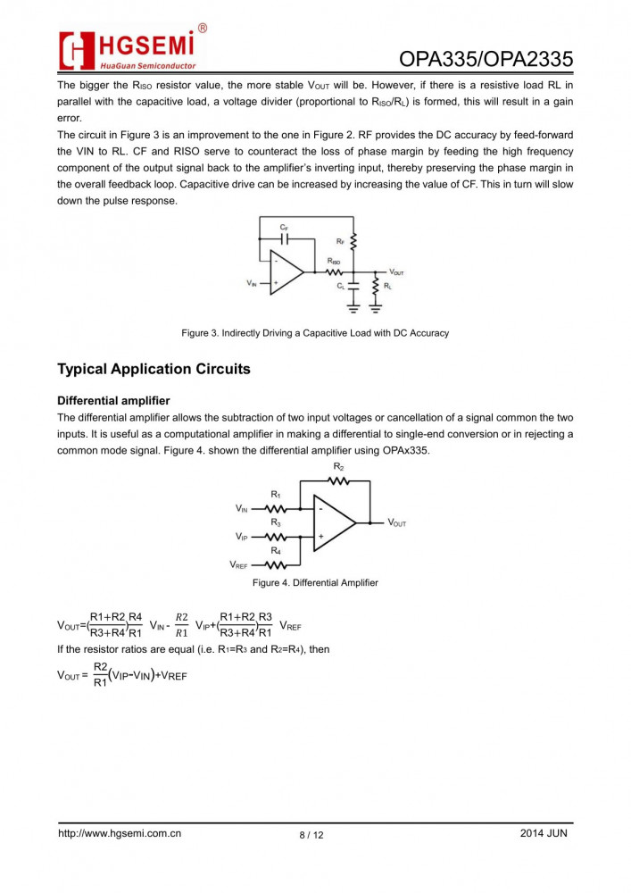 OPA335M/TR datasheet page 8