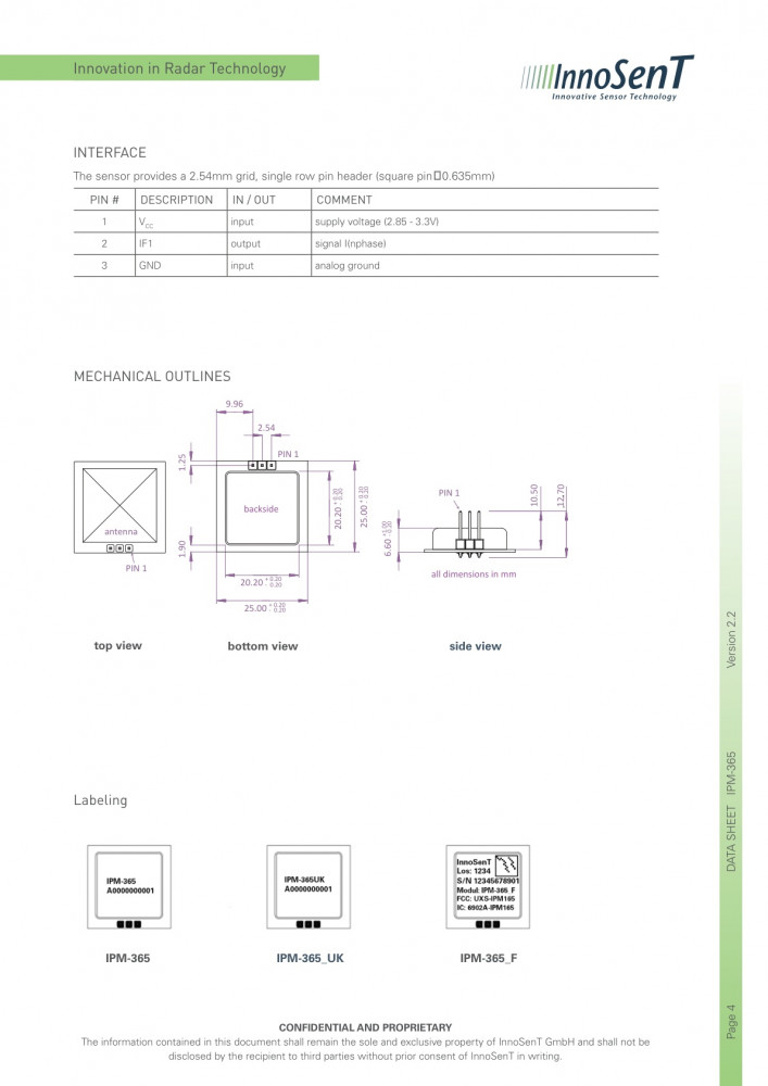 IPM-365 datasheet page 4