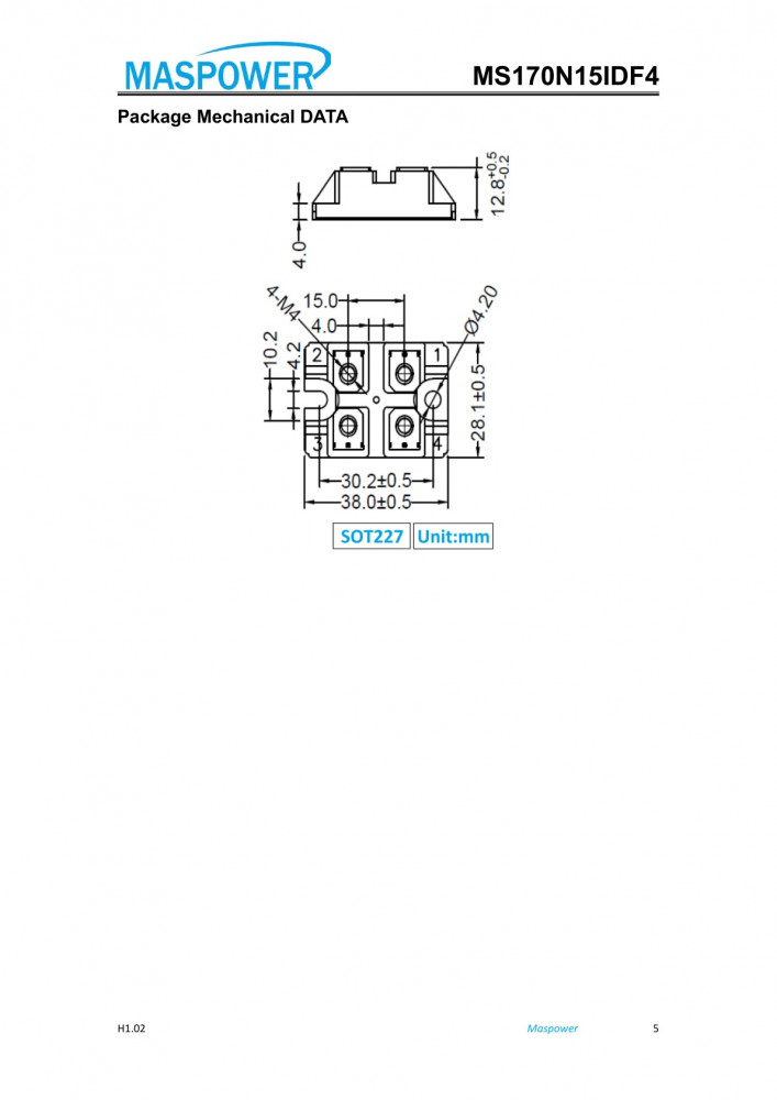 MS170N15IDF4 datasheet page 5