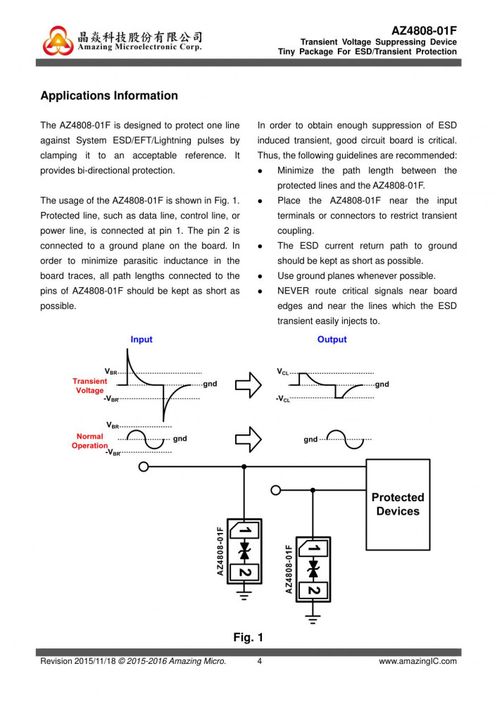 AZ4808-01F technical document page 4