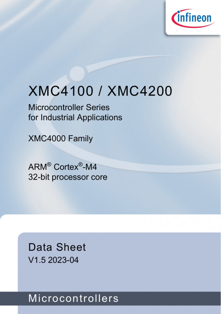 Infineon XMC4200 datasheet page 1