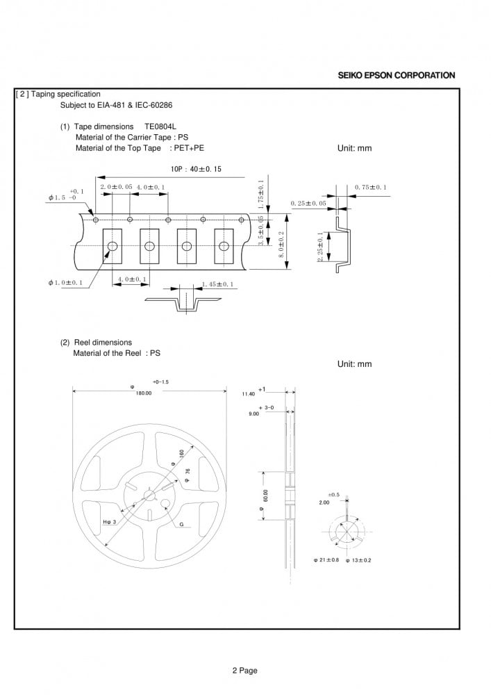 EPSON FC-12M datasheet page 2