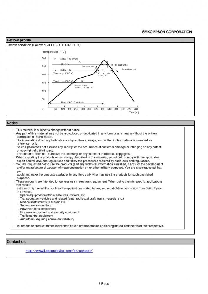 EPSON FC-12M datasheet page 3