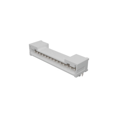 1.25mm Pitch, Micro-Lock Plus PCB Header, Single Row, Right-Angle, Through Hole, Tin-Bismuth Plating, Positive Lock, 14 Circuits, Natural (White) for sale