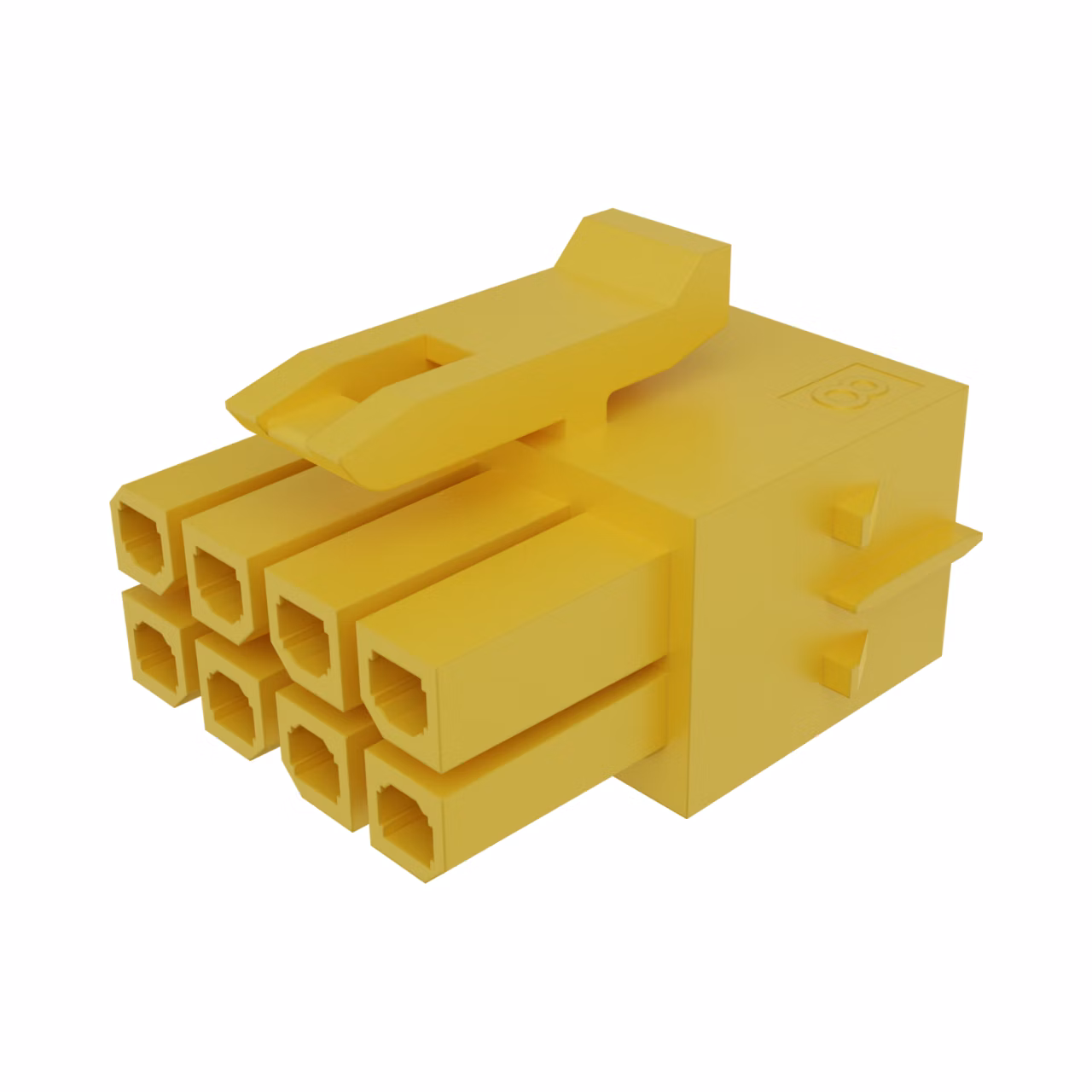 Micro-Fit+ Versa Color Receptacle Housing, Dual Row, 8 Circuits, UL 94V-0, Glow-Wire Capable, Yellow for sale