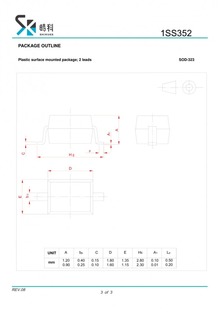 1SS352 technical document page 3
