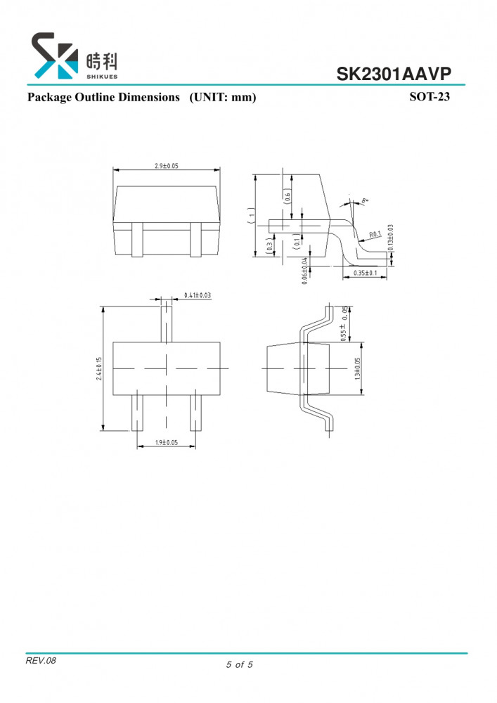 SK2301AAVP datasheet page 5