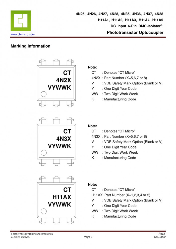 4N27 datasheet page 9