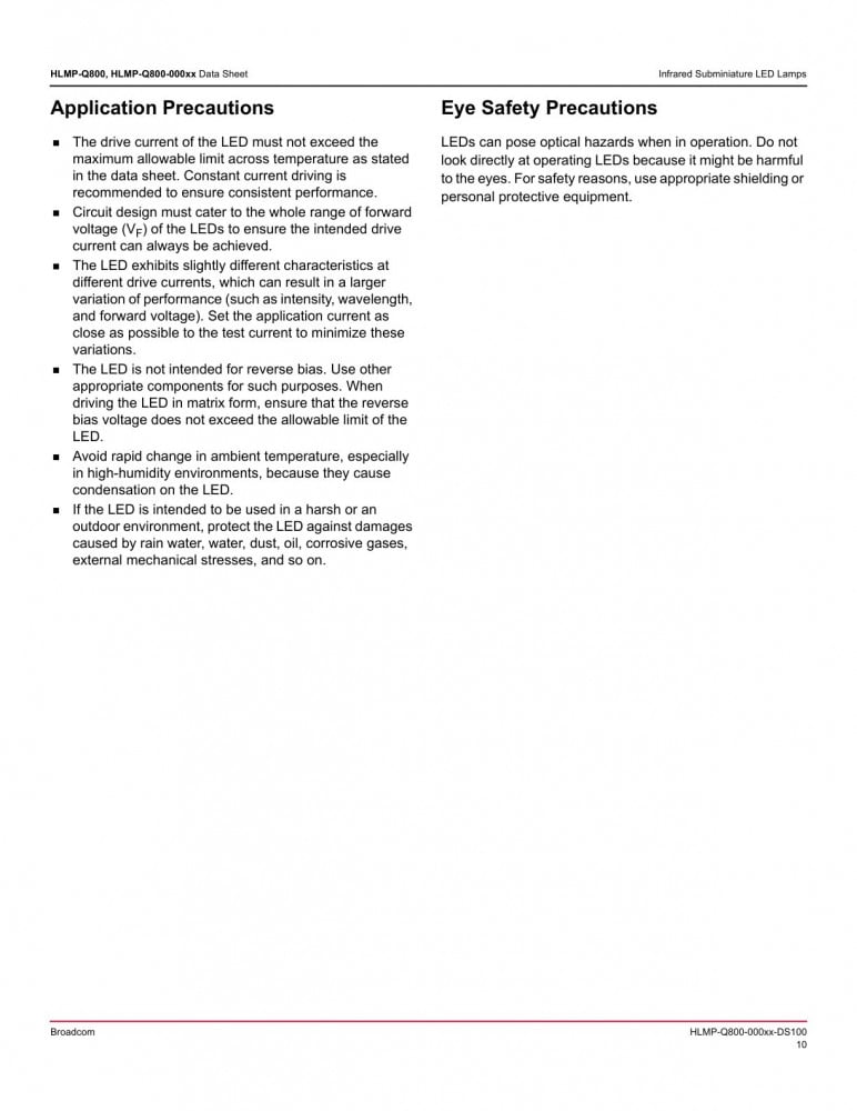 HLMP-Q800-00031 datasheet page 10