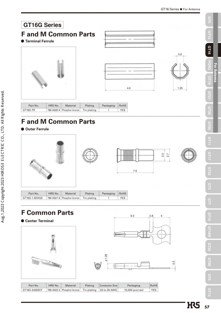 HRS GT16G document page 10