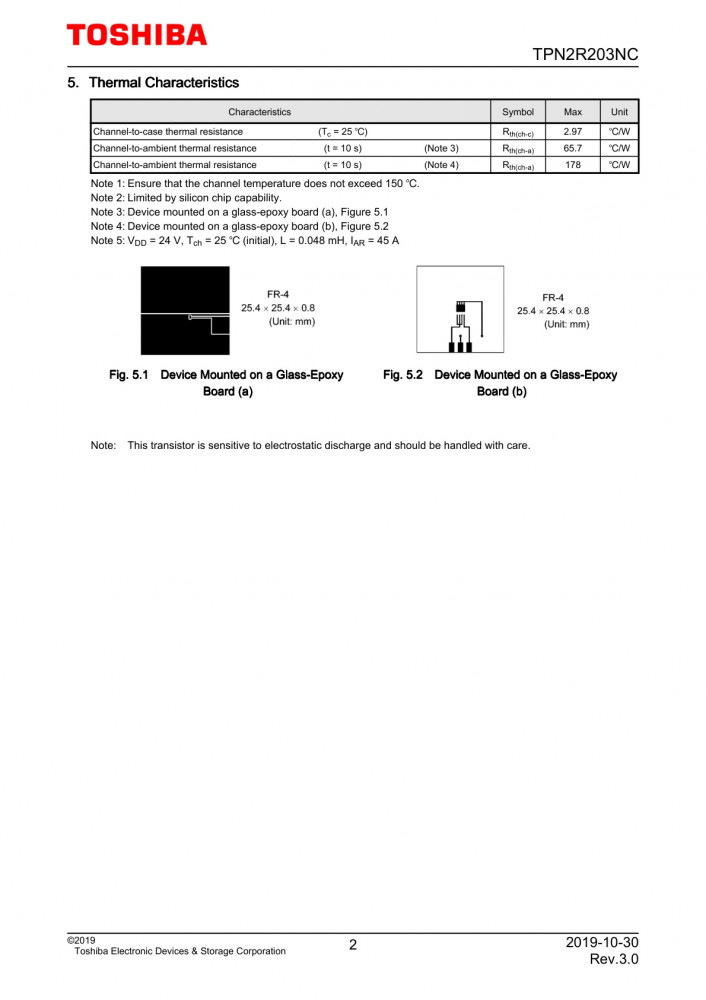 TPN2R203NC,L1Q(M datasheet page 2