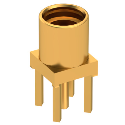 MMCX / STRAIGHT JACK RECEPTACLE FOR PCB SOLDER LEGS for sale