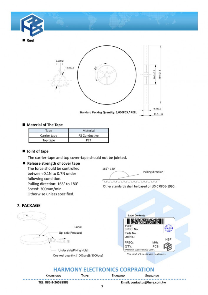 HELE X3S040000BC1H-HZ datasheet page 8