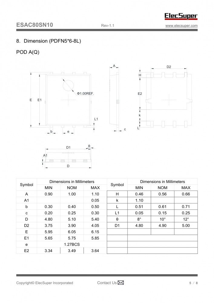 ESAC80SN10 datasheet page 5