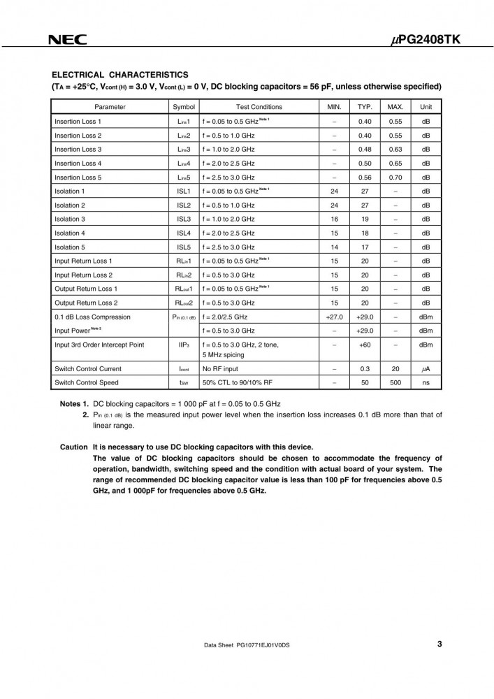 UPG2408TK-E2-A datasheet page 5