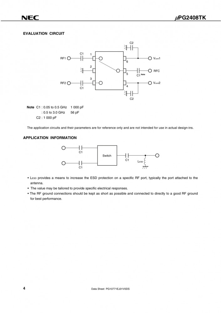 UPG2408TK-E2-A datasheet page 6
