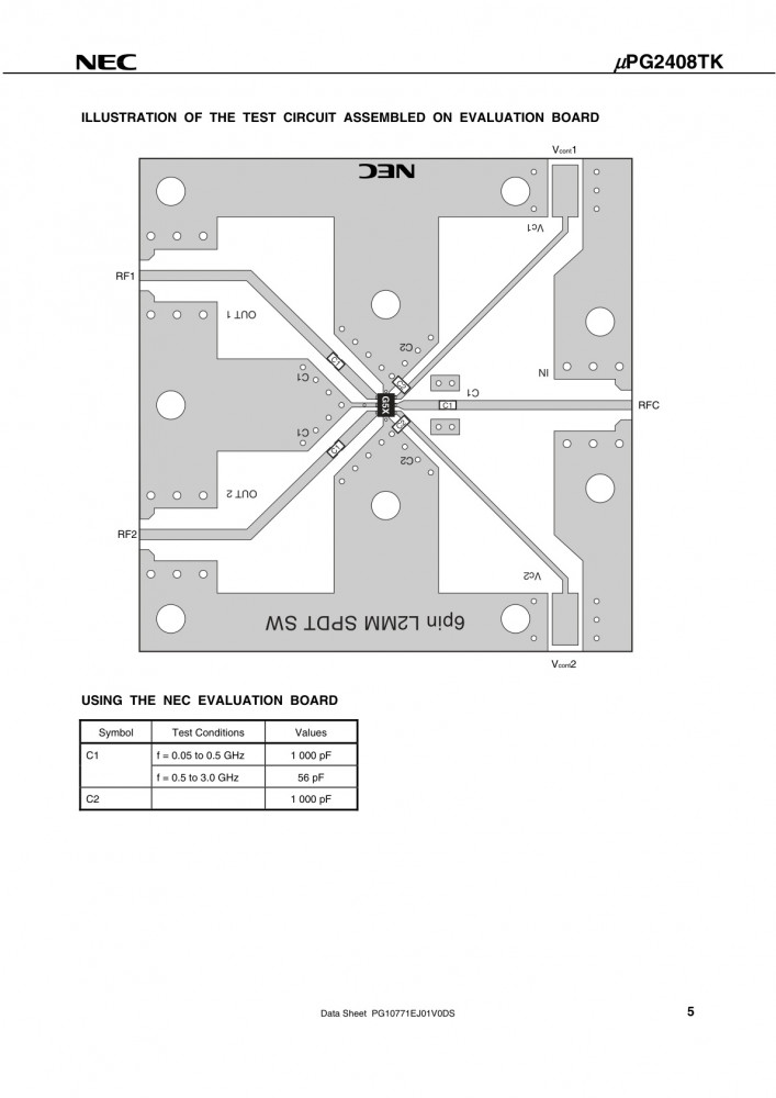 UPG2408TK-E2-A datasheet page 7