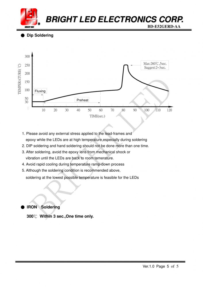 BD-E52GERD-AA datasheet page 5
