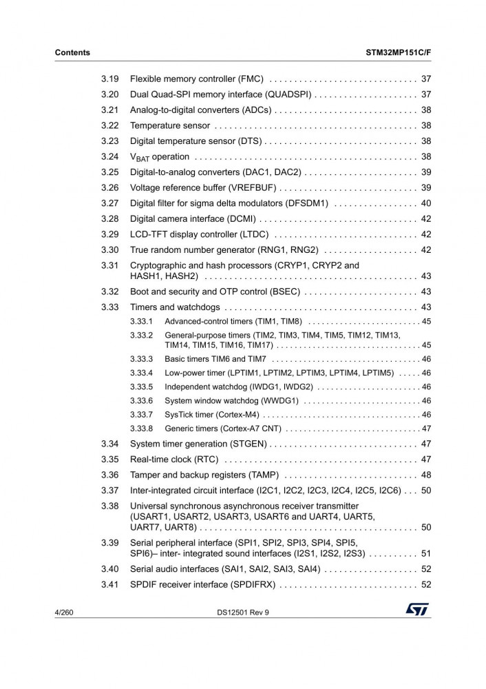 STM32MP151C document preview, page 4