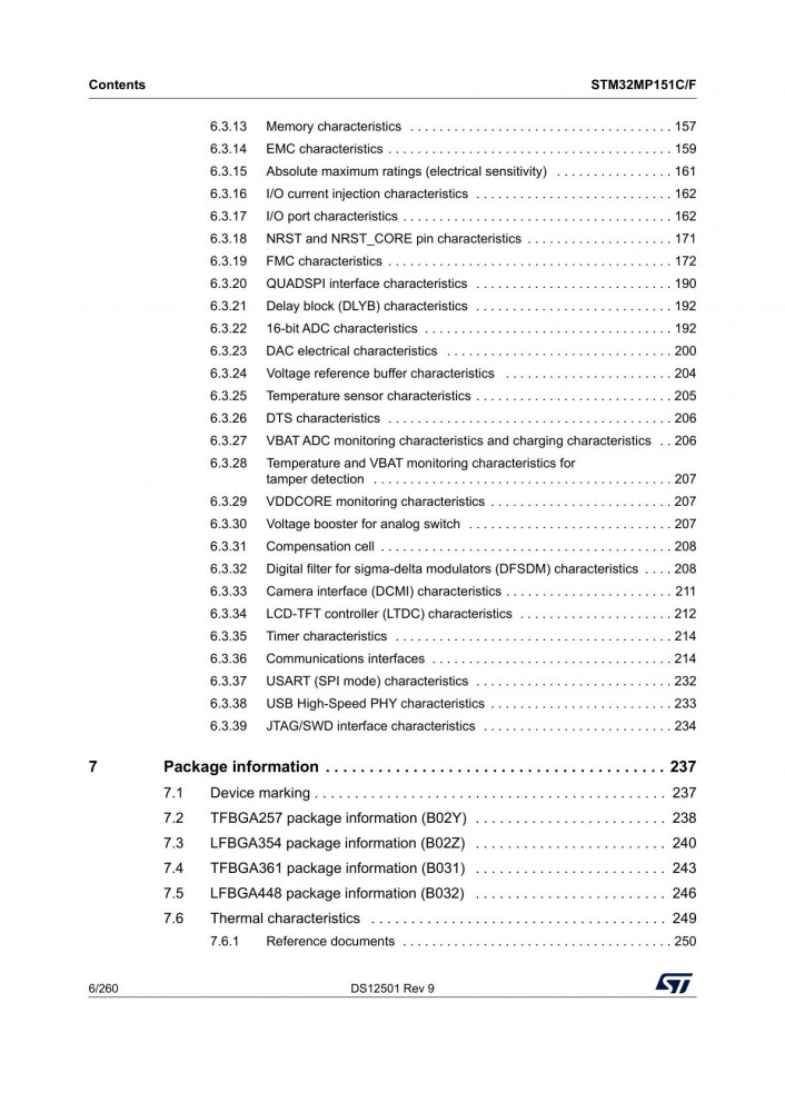STM32MP151C document preview, page 6