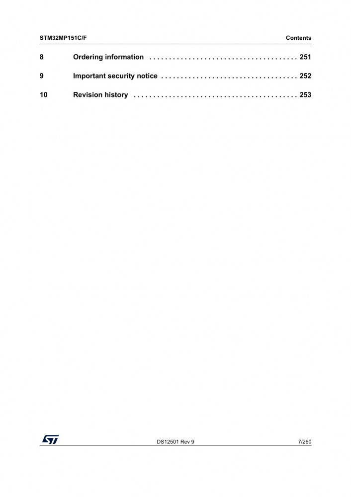 STM32MP151C document preview, page 7