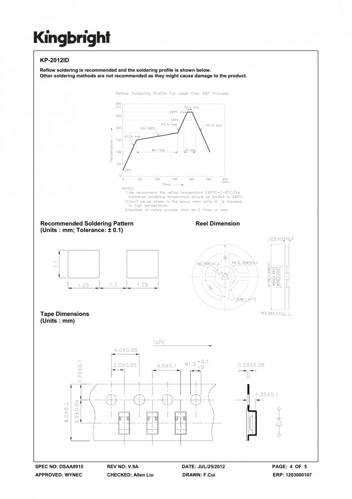 KP-2012ID datasheet page 4