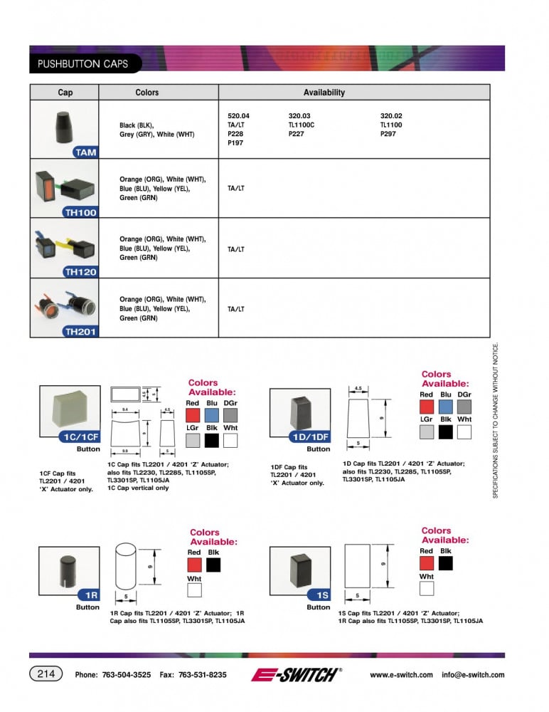 E-Switch TAGGRN document page 4