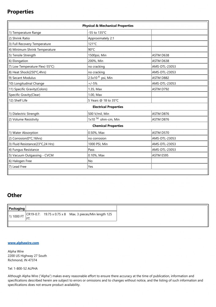 F2211/16 RD001 technical document page 2