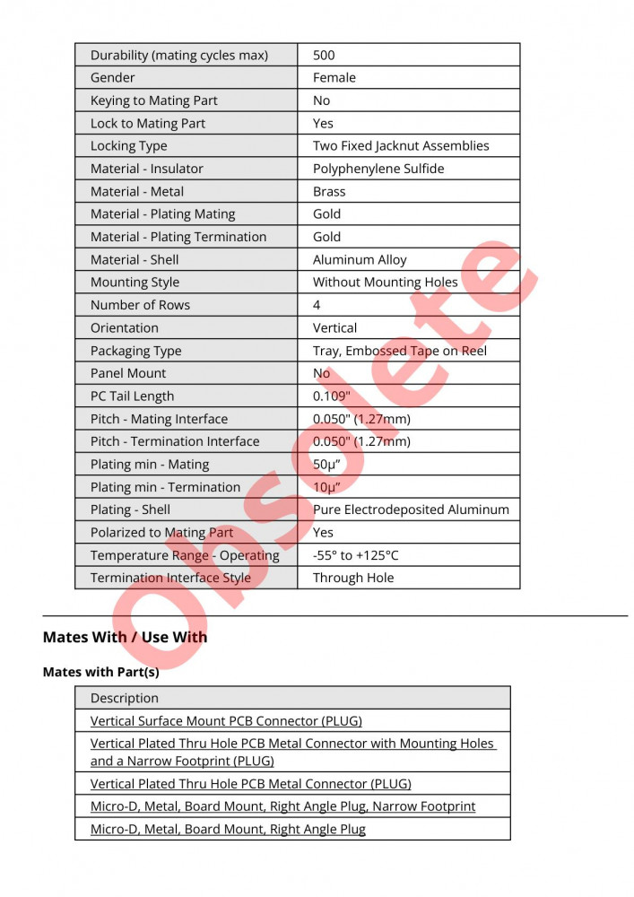 Technical document page 2 for MK-44A-100-223-6200
