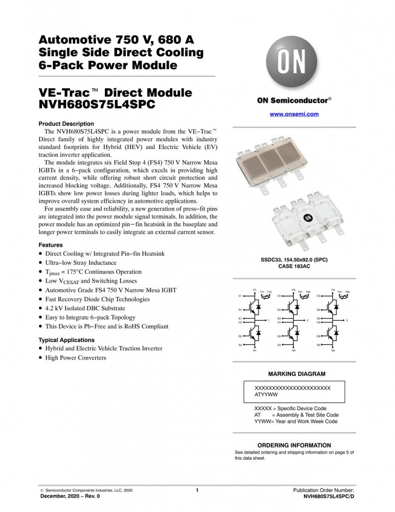 NVH680S75L4SPC datasheet page 2