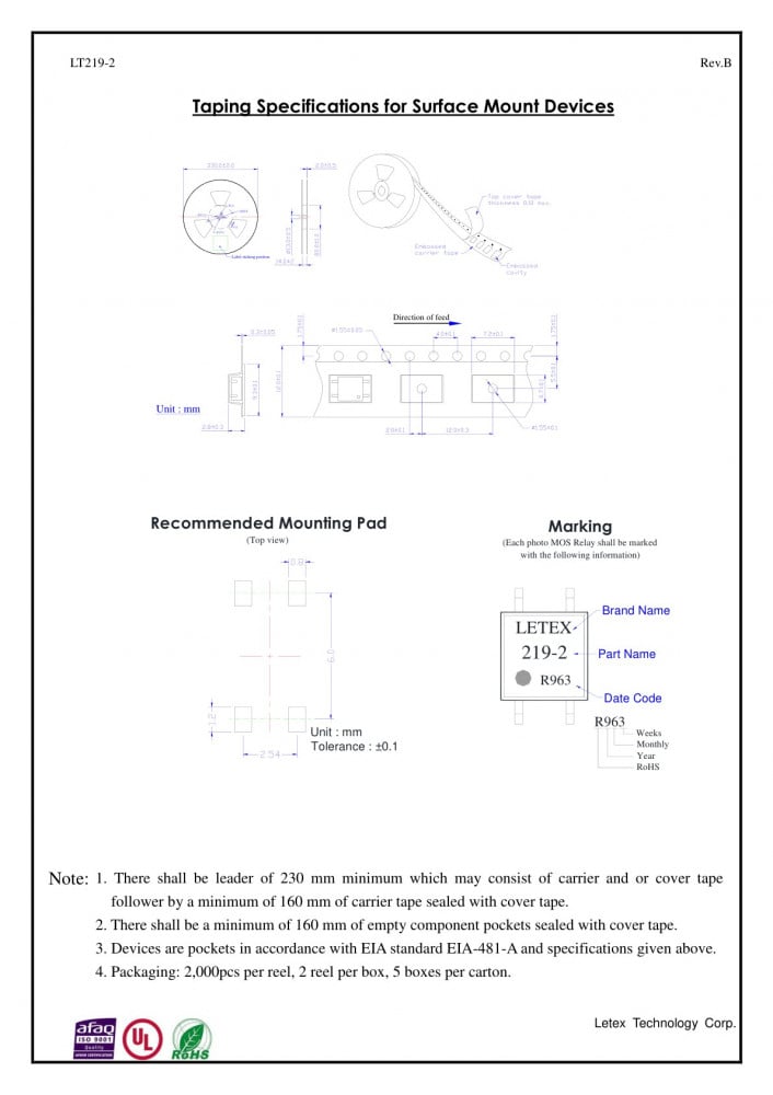 LT219-2 datasheet page 4