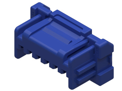 Spot-On Wire-to-Board Receptacle Housing, 2.00mm Pitch, Single Row, 4 Circuits, Yellow