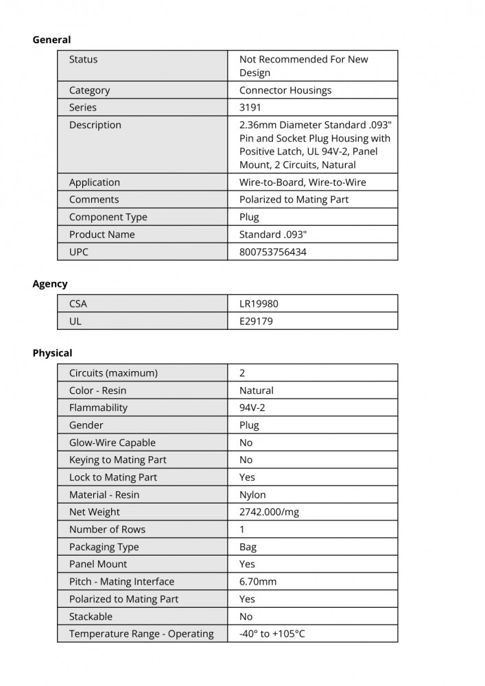 39036020 product document image, page 2